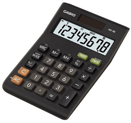 מחשבון שולחני סולארי קסיו CASIO MS-8